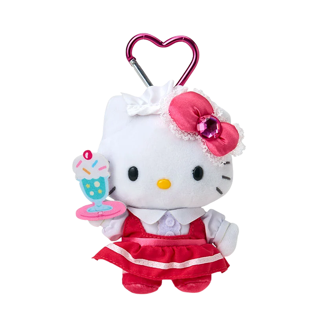 산리오 헬로 키티 메이드 마스코트 홀더 레드 | Sanrio | KREAM