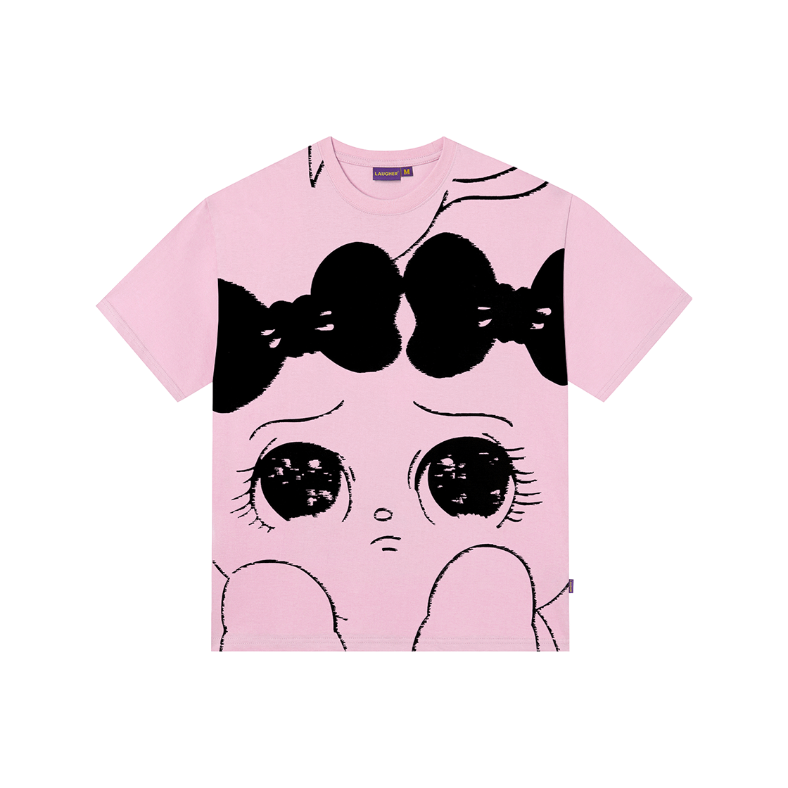 라퍼 애스더버니 미스유 티셔츠 - 핑크 | LAUGHER | KREAM