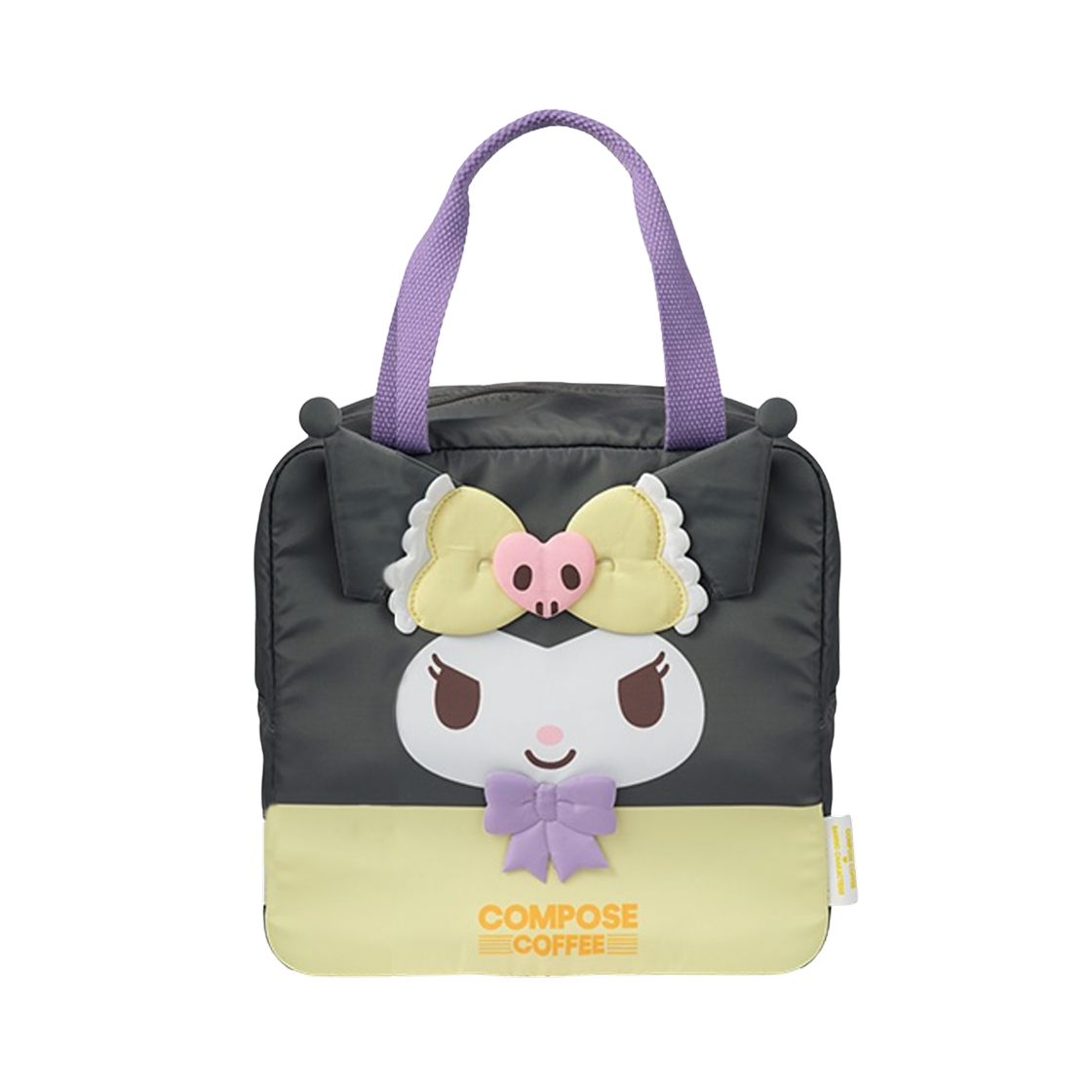 산리오 x 컴포즈 커피 산리오 캐릭터즈 보냉백 쿠로미 블랙 | Sanrio | KREAM