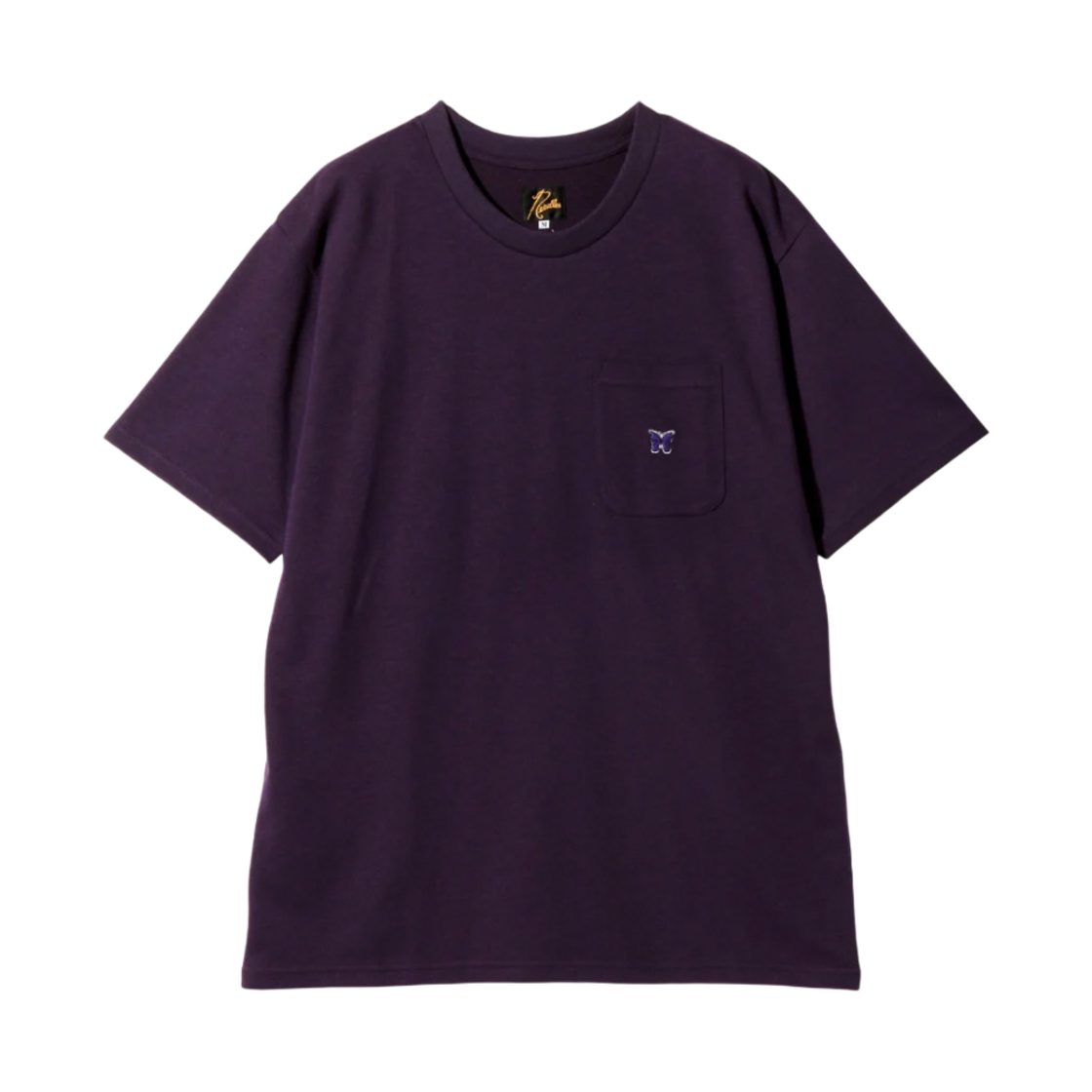 니들스 숏슬리브 크루넥 티셔츠 에그플랜트 | Needles | KREAM