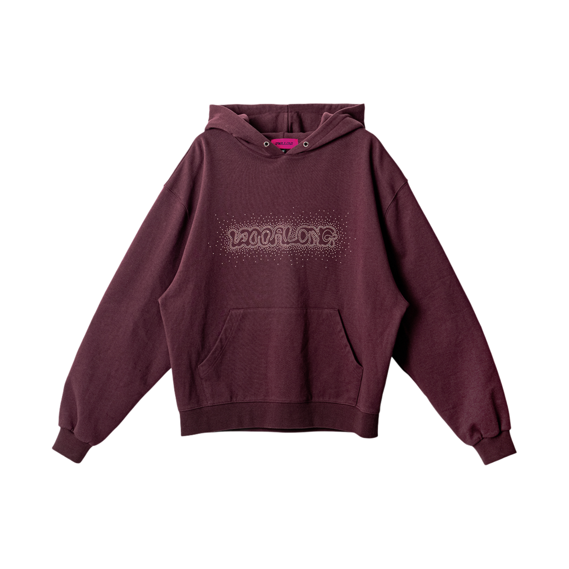 멜로우 라인스톤 멜로우 그래픽 후드 와인 | MELLOW | KREAM