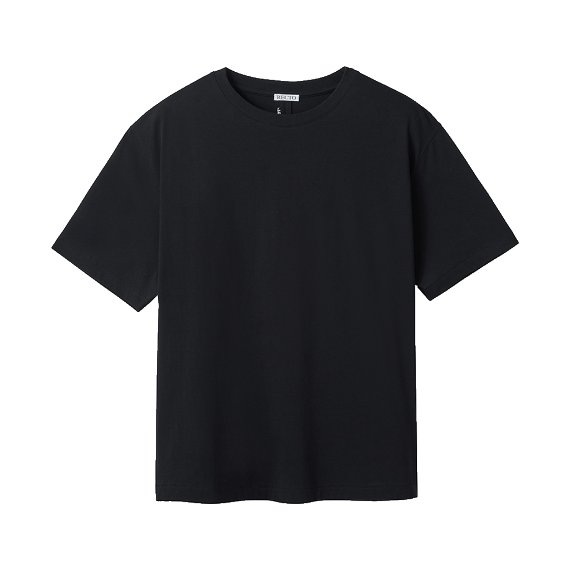 렉토 맨즈 캐시미어 블렌드 루즈핏 티셔츠 블랙 | Recto | KREAM