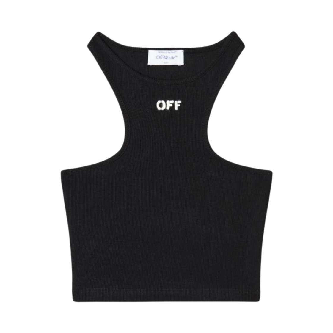 (W) 오프화이트 오프 스탬프 립 로윙 탑 블랙 | Off-White | KREAM