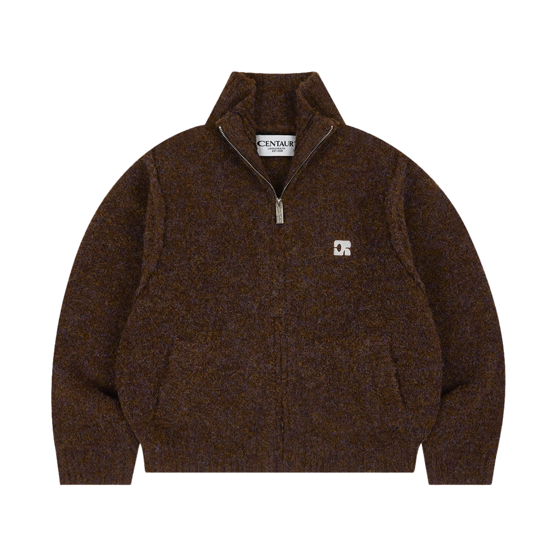 센토르 카밍 니트 집업 브라운 | CENTAUR.KR | KREAM