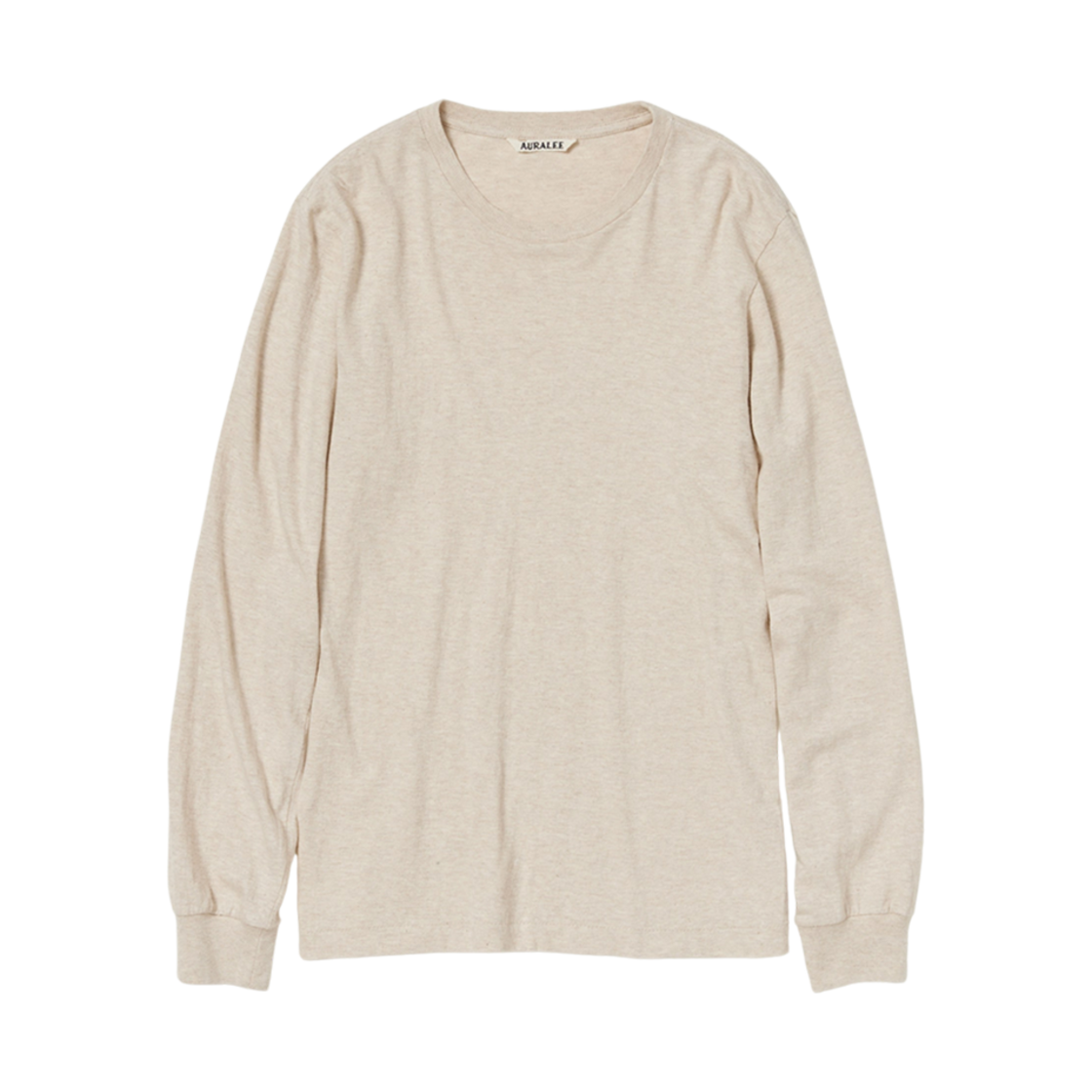 (W) 오라리 심리스 롱슬리브 티셔츠 탑 브라운 | Auralee | KREAM