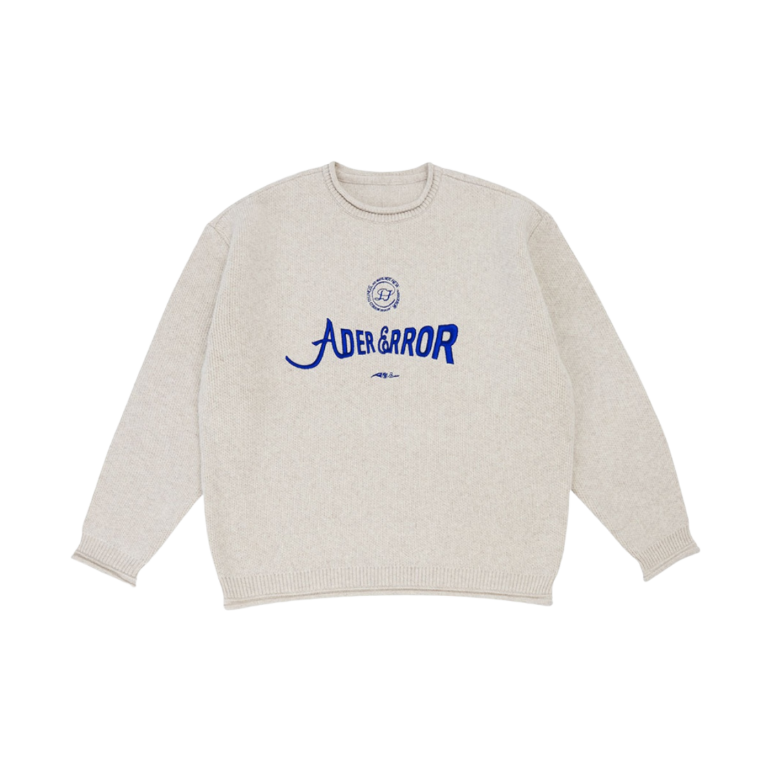 아더에러 베리프 로고 니트 아이보리 | Ader Error | KREAM