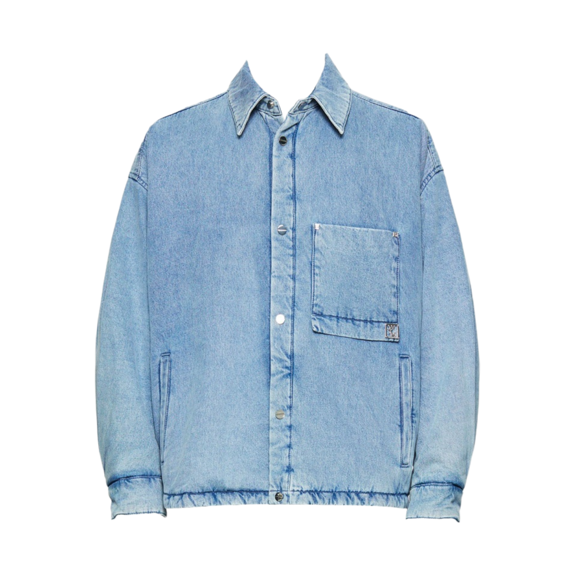 우영미 체스트 포켓 데님 셔츠 블루 - 23FW | Wooyoungmi | KREAM