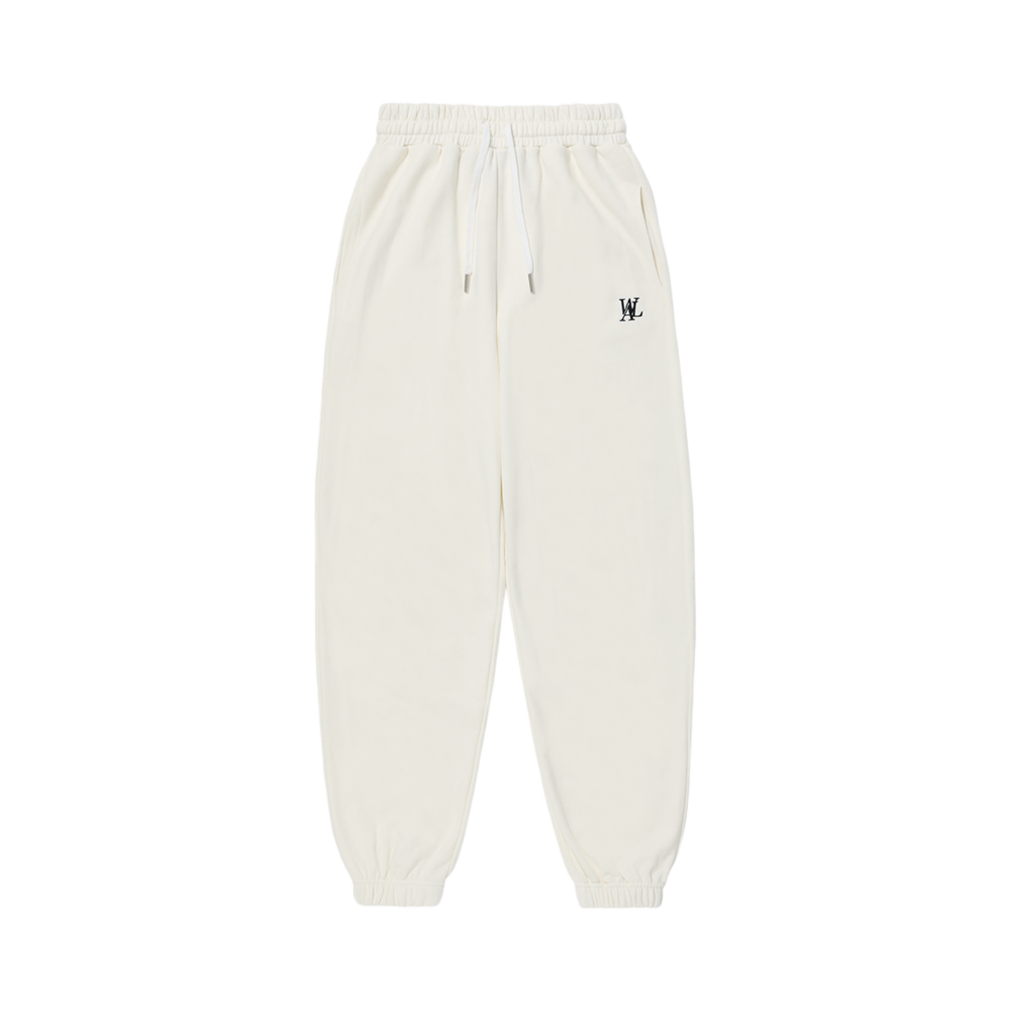 우알롱 시그니처 조거 팬츠 크림 | WOOALONG | KREAM