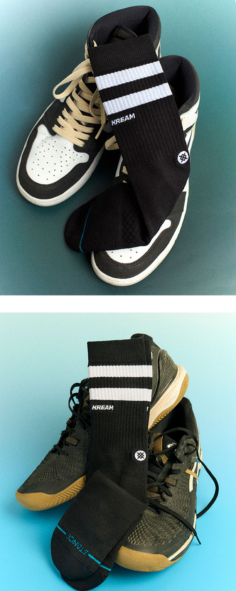 KREAM 머치 크림 x 스탠스 스트라이프 블랙 - 25FW | KREAM MERCH | KREAM