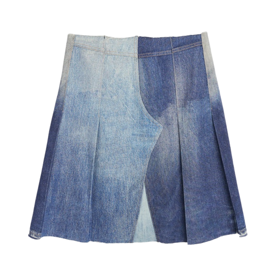 (W) 아워레가시 플리츠 랩 스커트 나이트 오로라 데님 | Our Legacy | KREAM