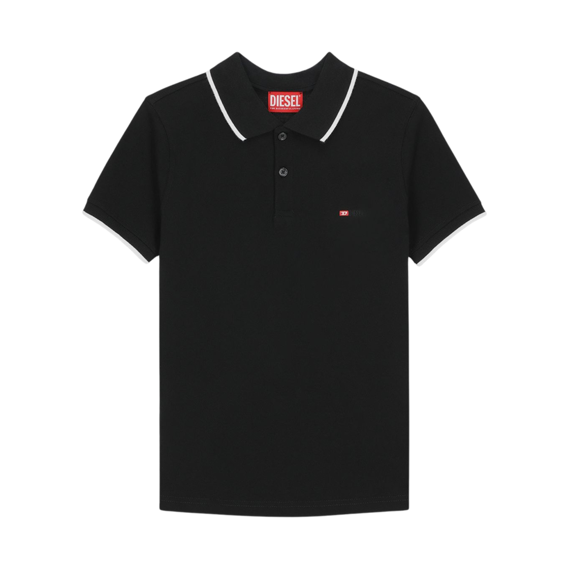 (W) 디젤 T-텐디 마이크로 폴로 셔츠 블랙 | Diesel | KREAM