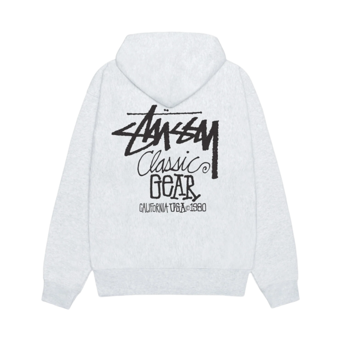 스투시 클래식 기어 후드 애쉬 헤더 | Stussy | KREAM