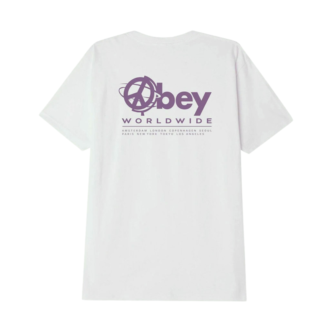 오베이 올 어라운드 더 월드 클래식 티셔츠 화이트 | Obey | KREAM