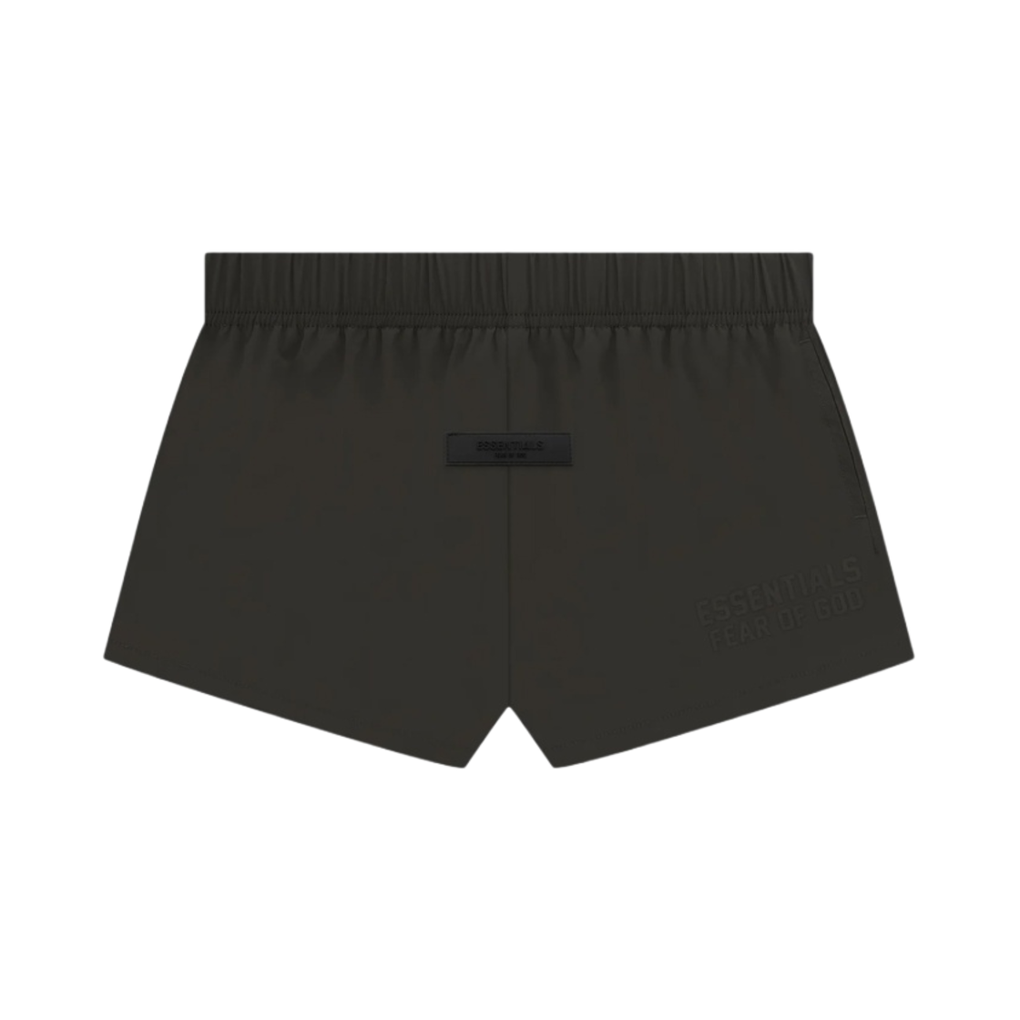 (W) 에센셜 러닝 나일론 쇼츠 오프 블랙 - 23SS | Essentials | KREAM