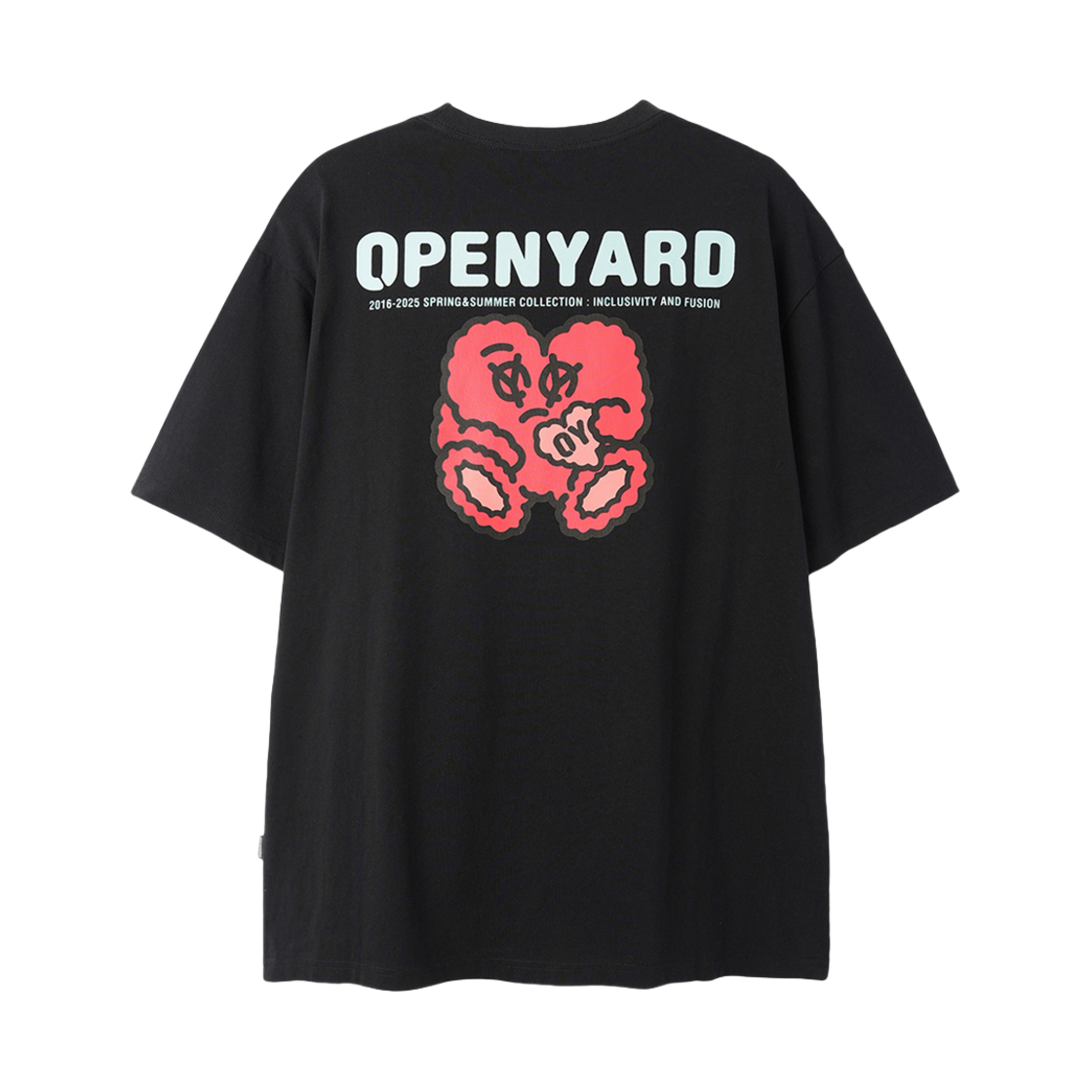 오와이 부클 하트 티 블랙 | OY | KREAM