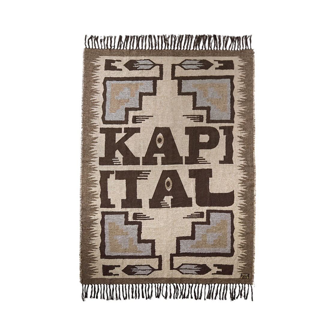 캐피탈 스피크이지 블랭킷 브라운 베이지 | Kapital | KREAM