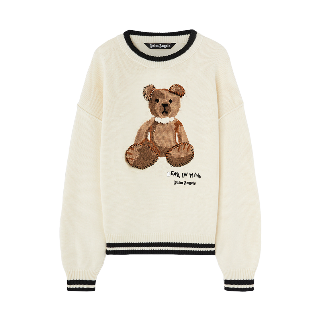 팜엔젤스 베어 인 마인드 스웨터 오프 화이트 | PALM ANGELS | KREAM