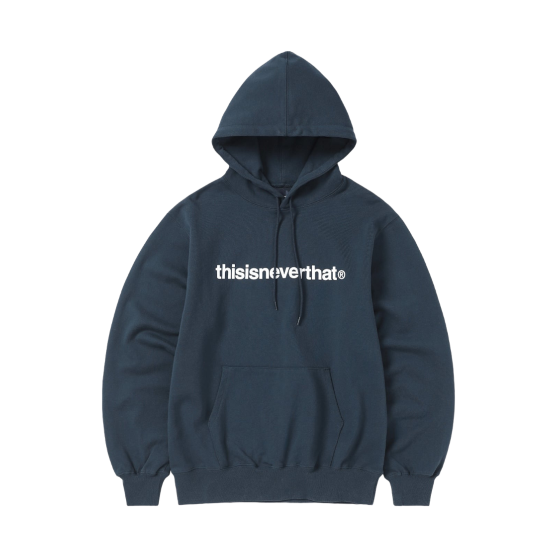 디스이즈네버댓 T-로고 LT 후드 네이비 | Thisisneverthat | KREAM