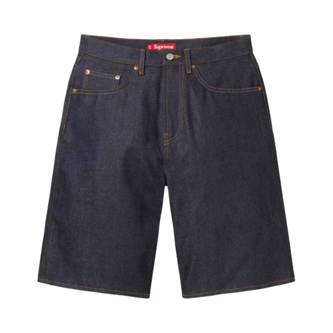 슈프림 리지드 배기 셀비지 데님 숏 리지드 인디고 | Supreme | KREAM