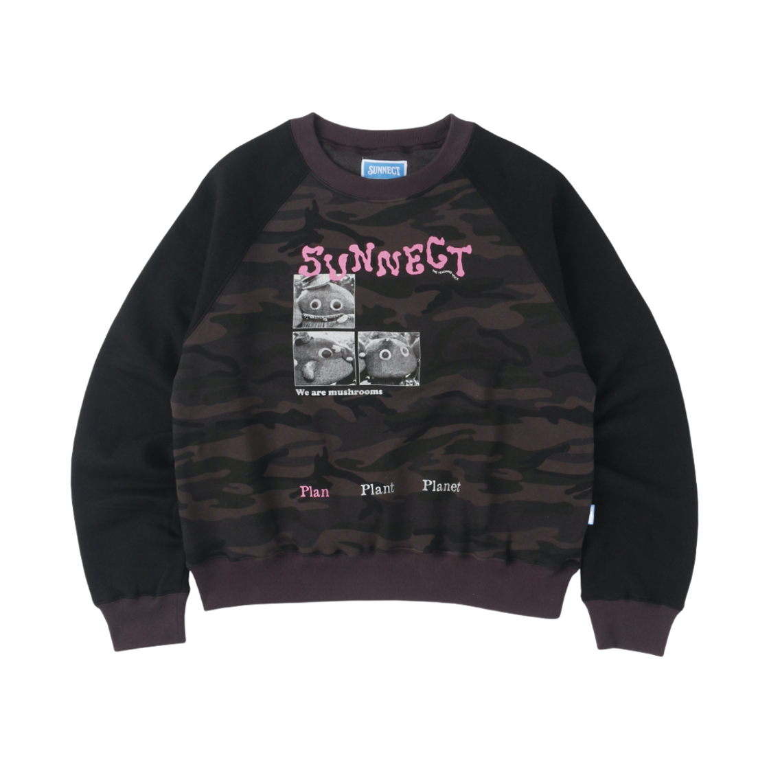 써넥트 W.A.M. 래글런 스웨트셔츠 블랙 | SUNNECT | KREAM