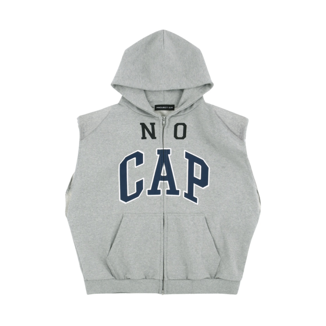 프로젝트 G/R 박시 슬리브리스 집 후드 그레이 | PROJECT G/R | KREAM