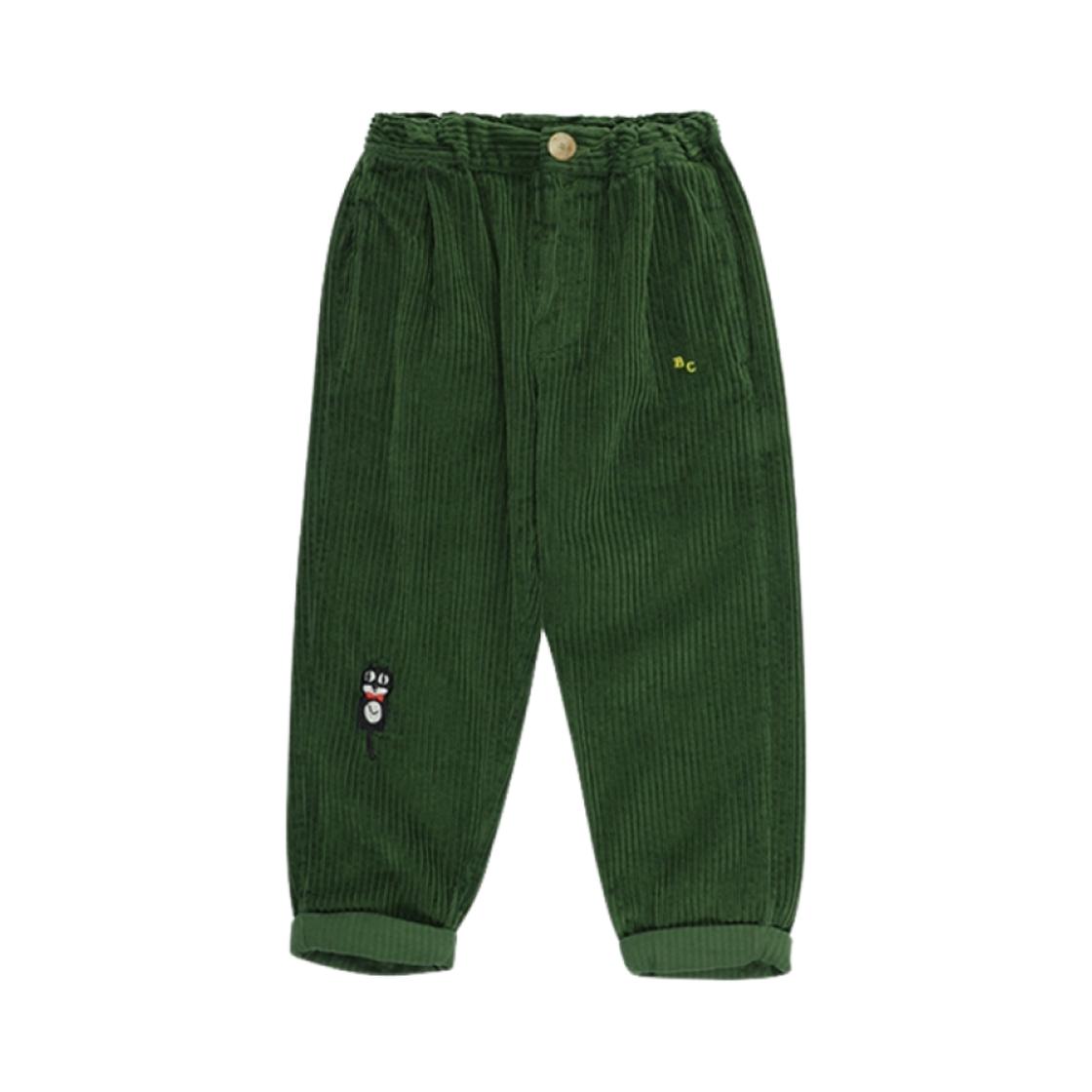 (키즈) 보보쇼즈 캣 오클락 팬츠 그린 | Bobo Choses | KREAM
