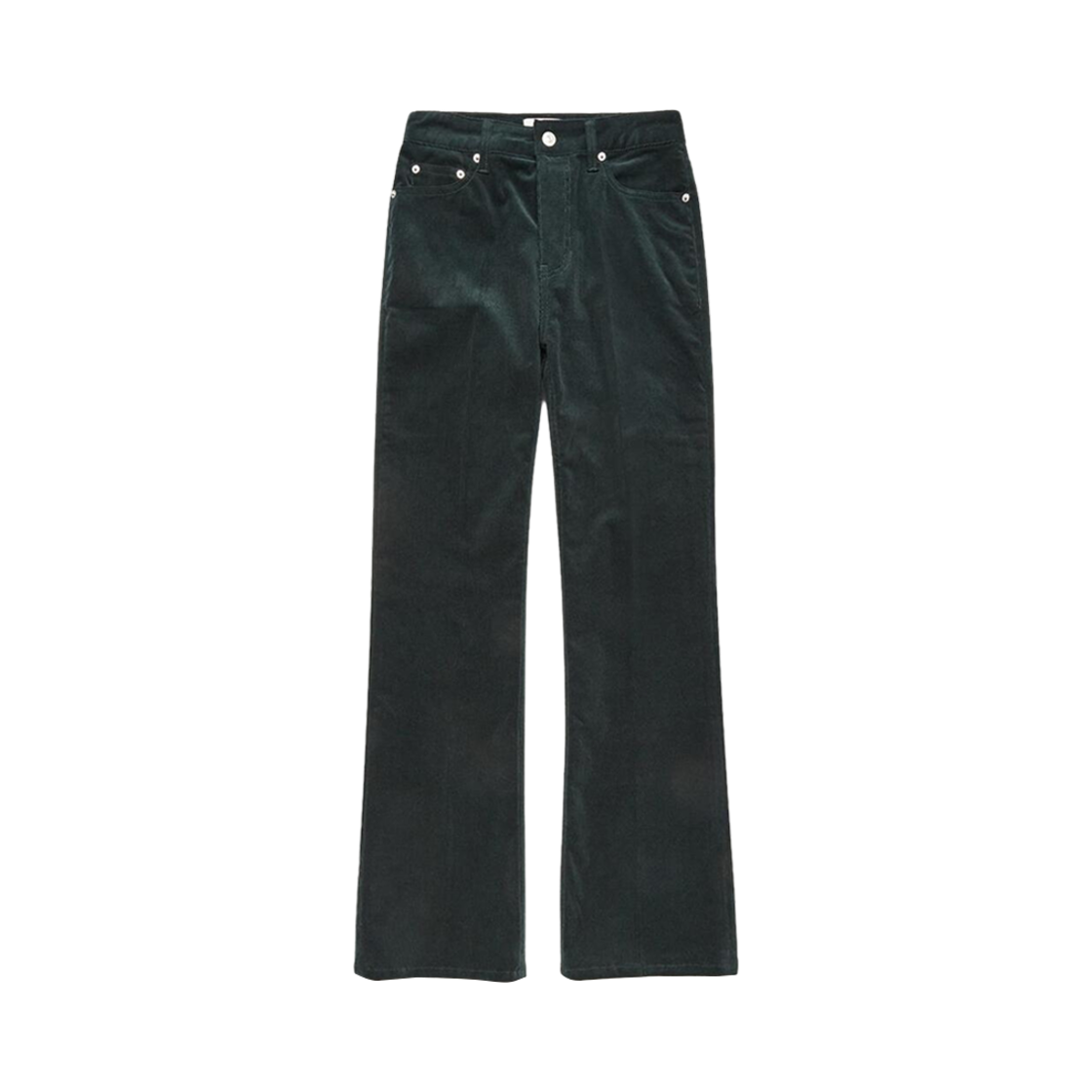 (W) 던스트 70S 세미 플레어드 코듀로이 진 그린 | Dunst | KREAM