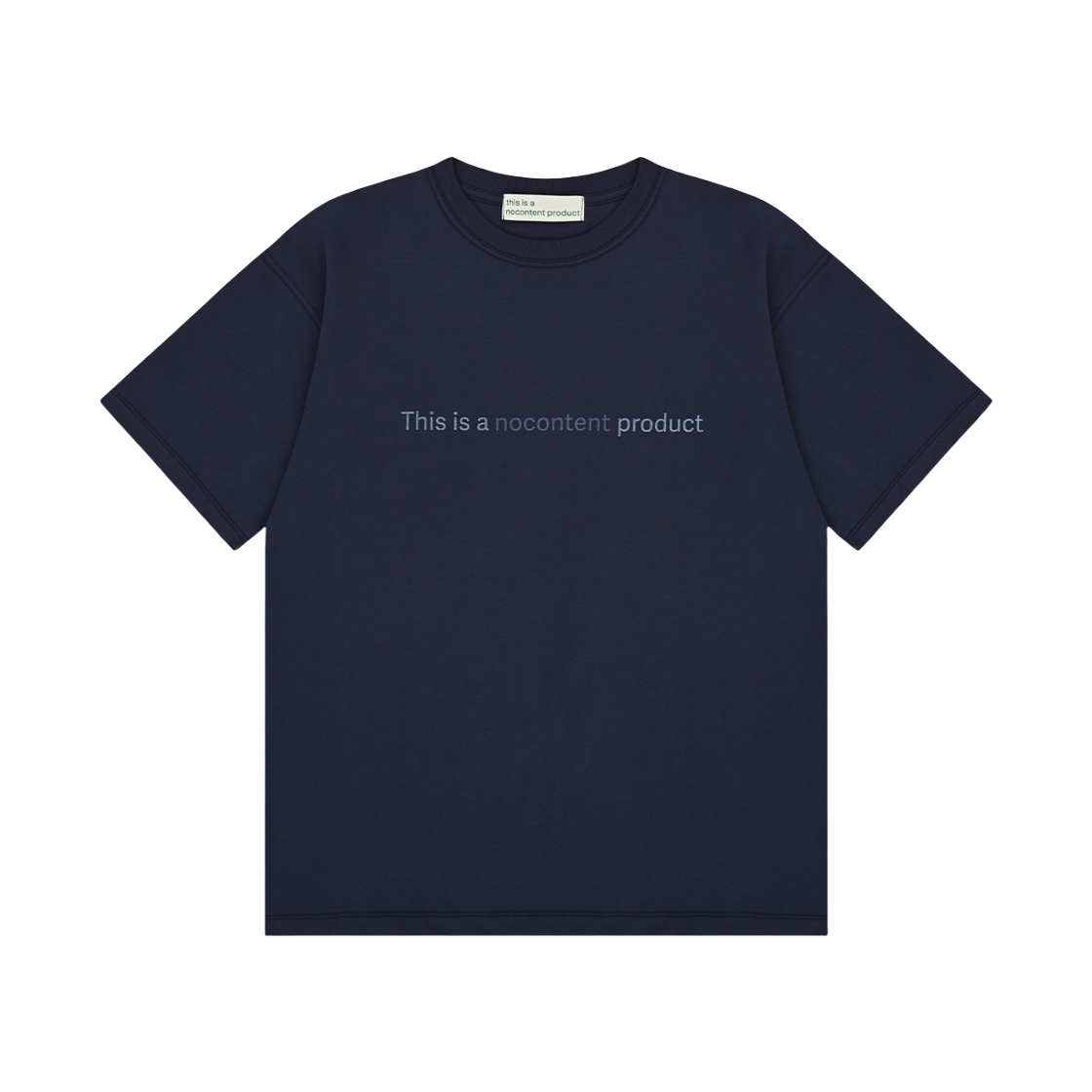 노컨텐츠 154. 노컨텐츠 프로덕트 티 네이비 | NOCONTENT | KREAM