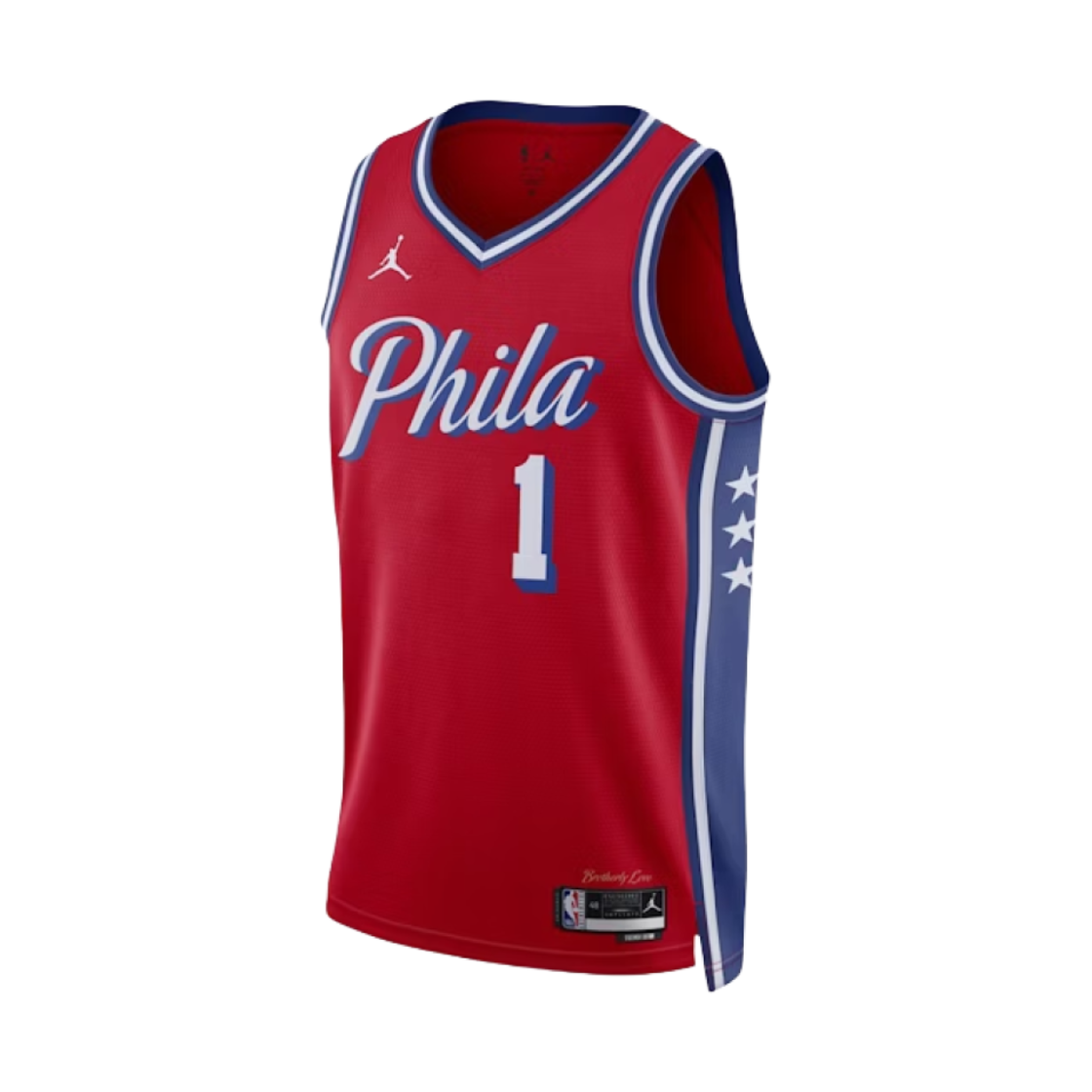 나이키 하든 필라델피아 세븐티식서스 NBA 스테이트먼트 저지 레드 | Nike | KREAM