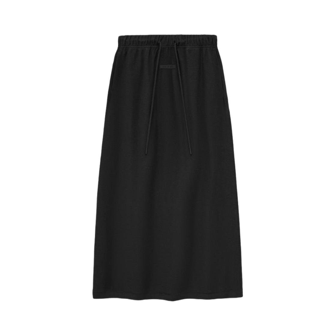 (W) 에센셜 롱 스커트 오프 블랙 - 23SS | Essentials | KREAM