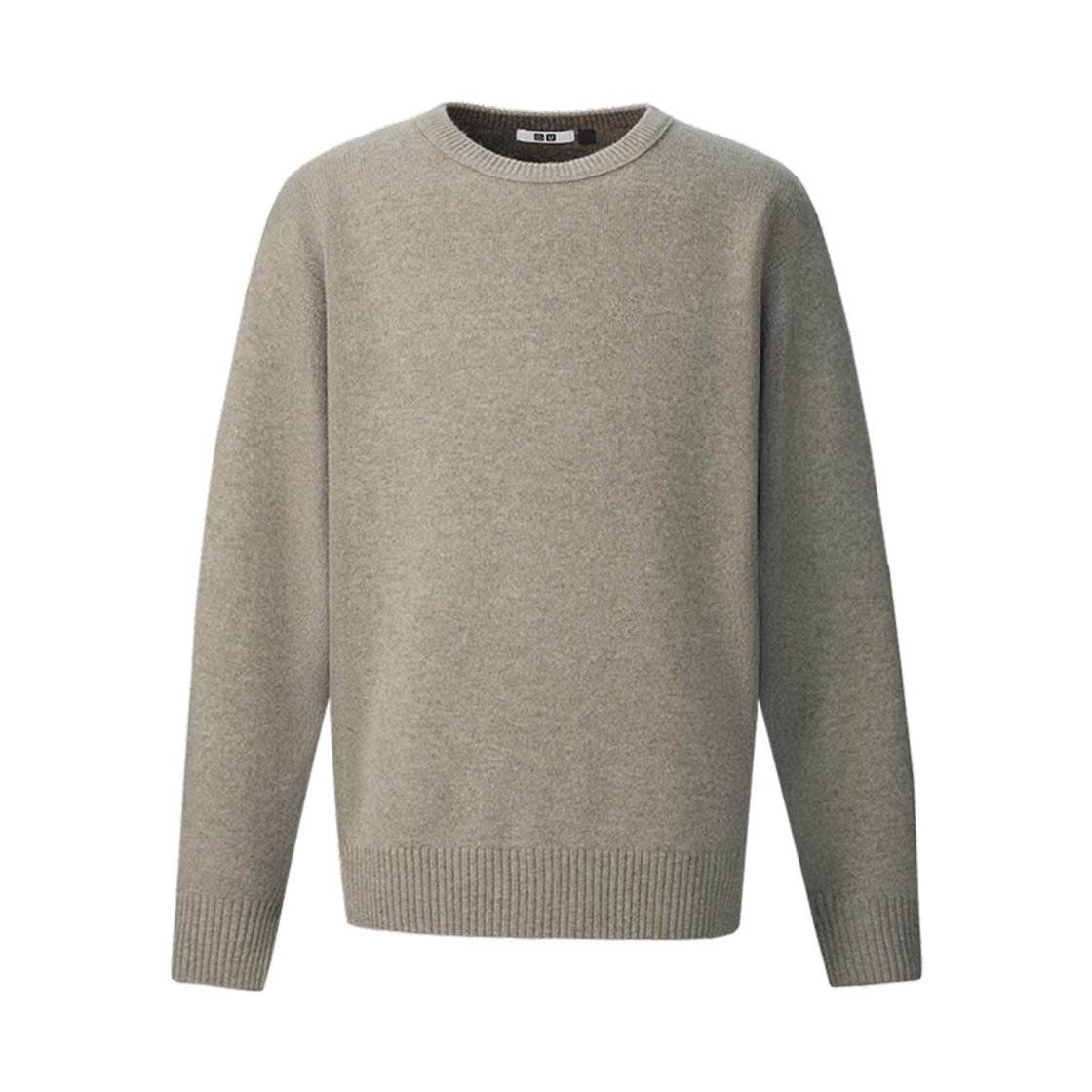 유니클로 U 바이컬러 램스울 크루넥 스웨터 그린 - KR | Uniqlo | KREAM