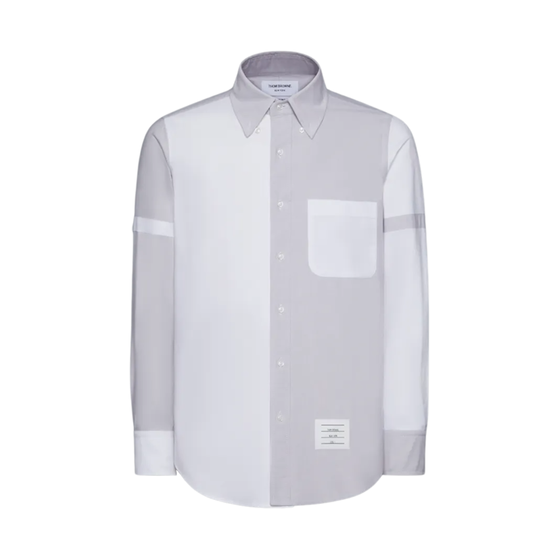 톰브라운 펀믹스 암밴드 셔츠 미디움 그레이 | Thom Browne | KREAM
