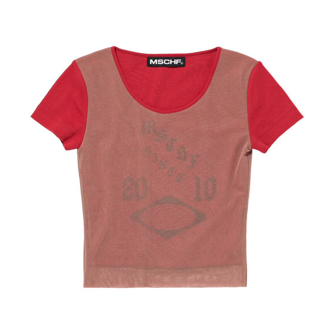 (W) 미스치프 시어 메쉬 탑 레드 | Mischief | KREAM