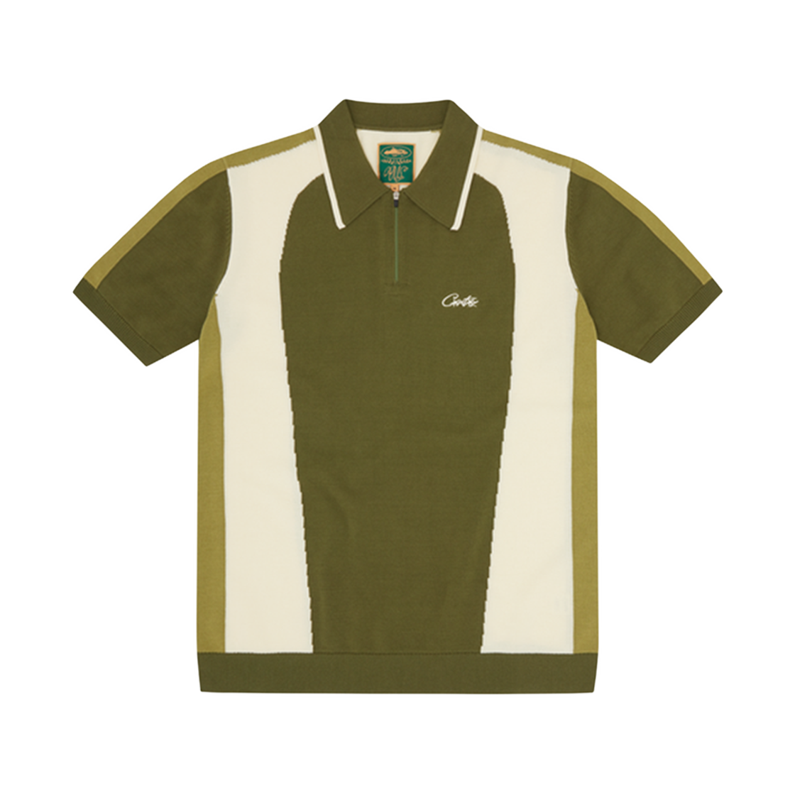 코르테이즈 소프라노 니트 폴로 카키 | Corteiz | KREAM