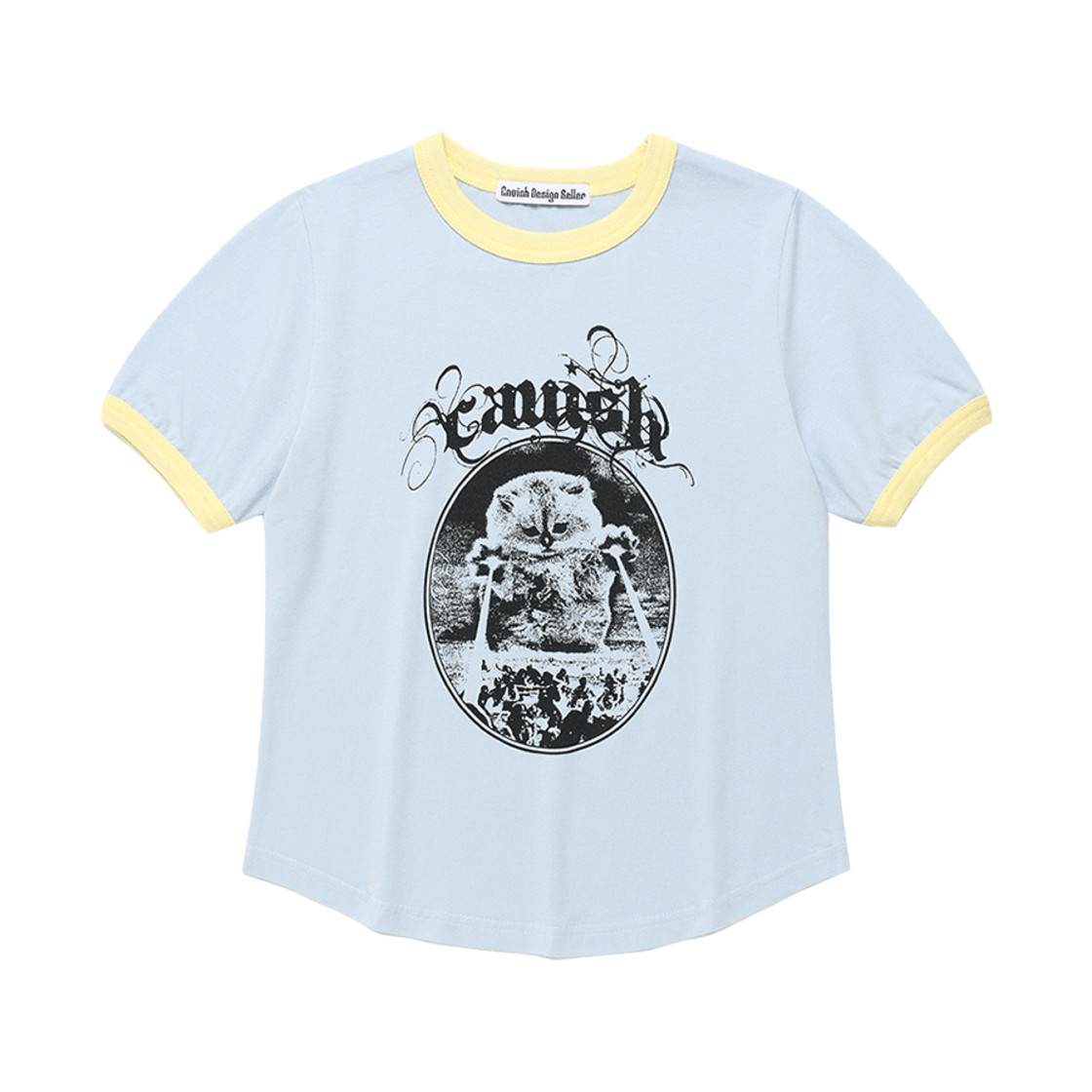 카비시 W 인베이더 링거 숏슬리브 티셔츠 블루 | CAVISH | KREAM