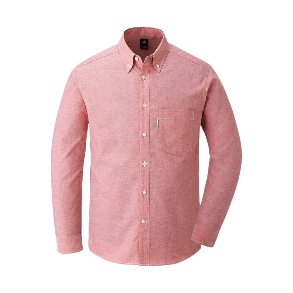 몽벨 코어스펀 옥스포드 버튼다운 셔츠 레드 | Montbell | KREAM