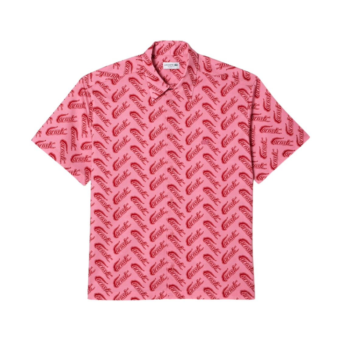 라코스테 썸머 팩 AOP 셔츠 레드 화이트 | Lacoste | KREAM