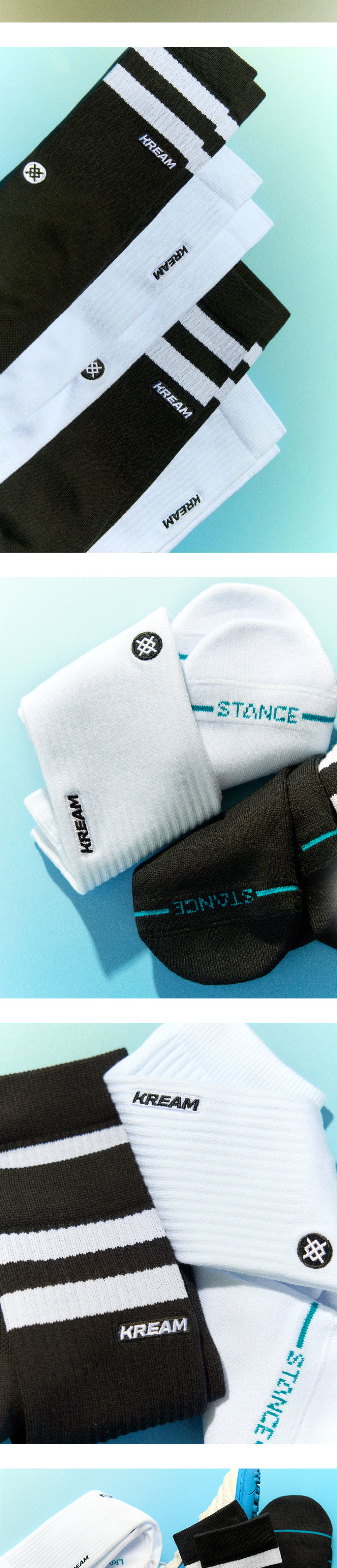 KREAM 머치 크림 x 스탠스 스트라이프 블랙 - 25FW | KREAM MERCH | KREAM