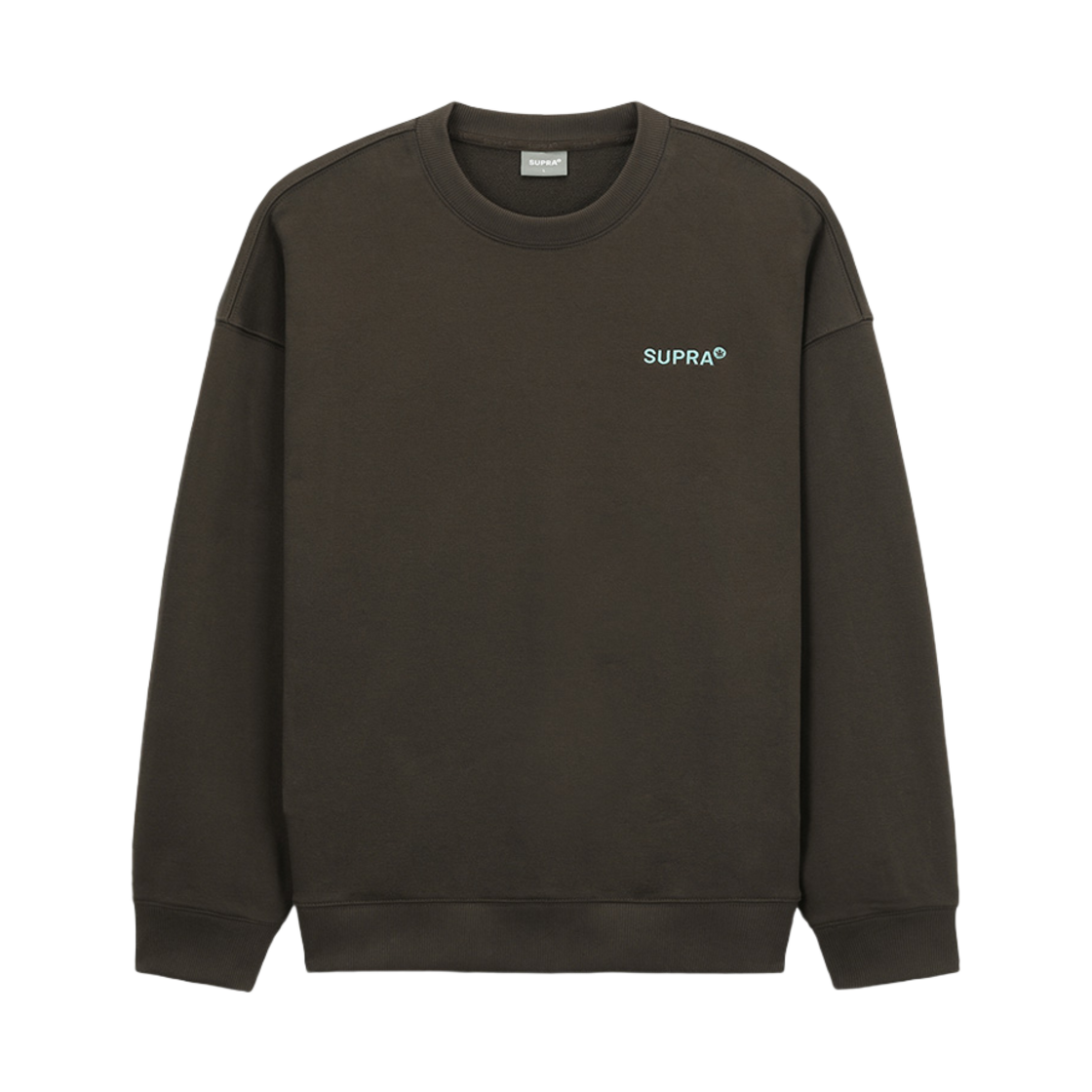 수프라 마운틴 후면 빅 그래픽 맨투맨 브라운 | Supra | KREAM