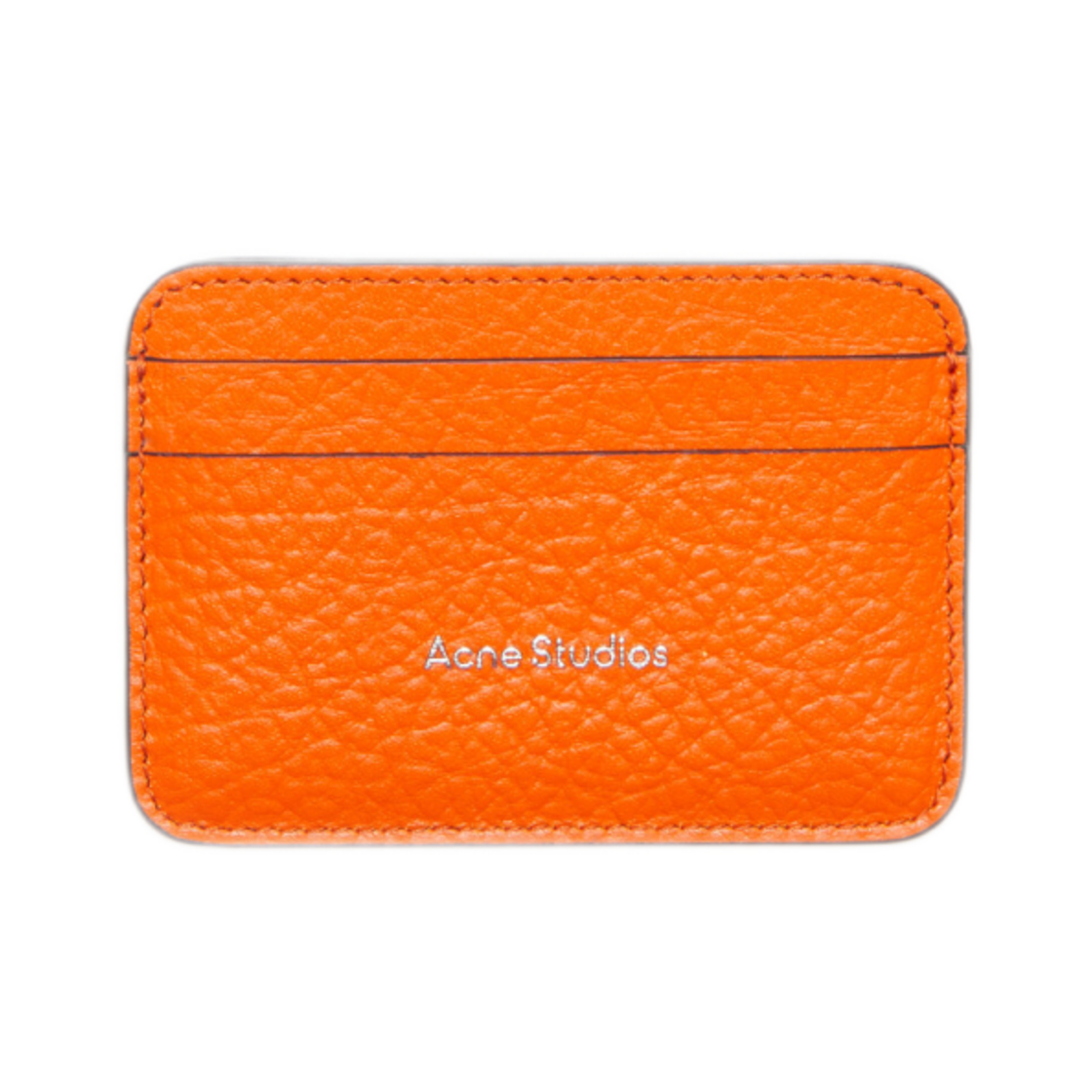 아크네 스튜디오 레더 카드 홀더 브라이트 오렌지 | Acne Studios | KREAM