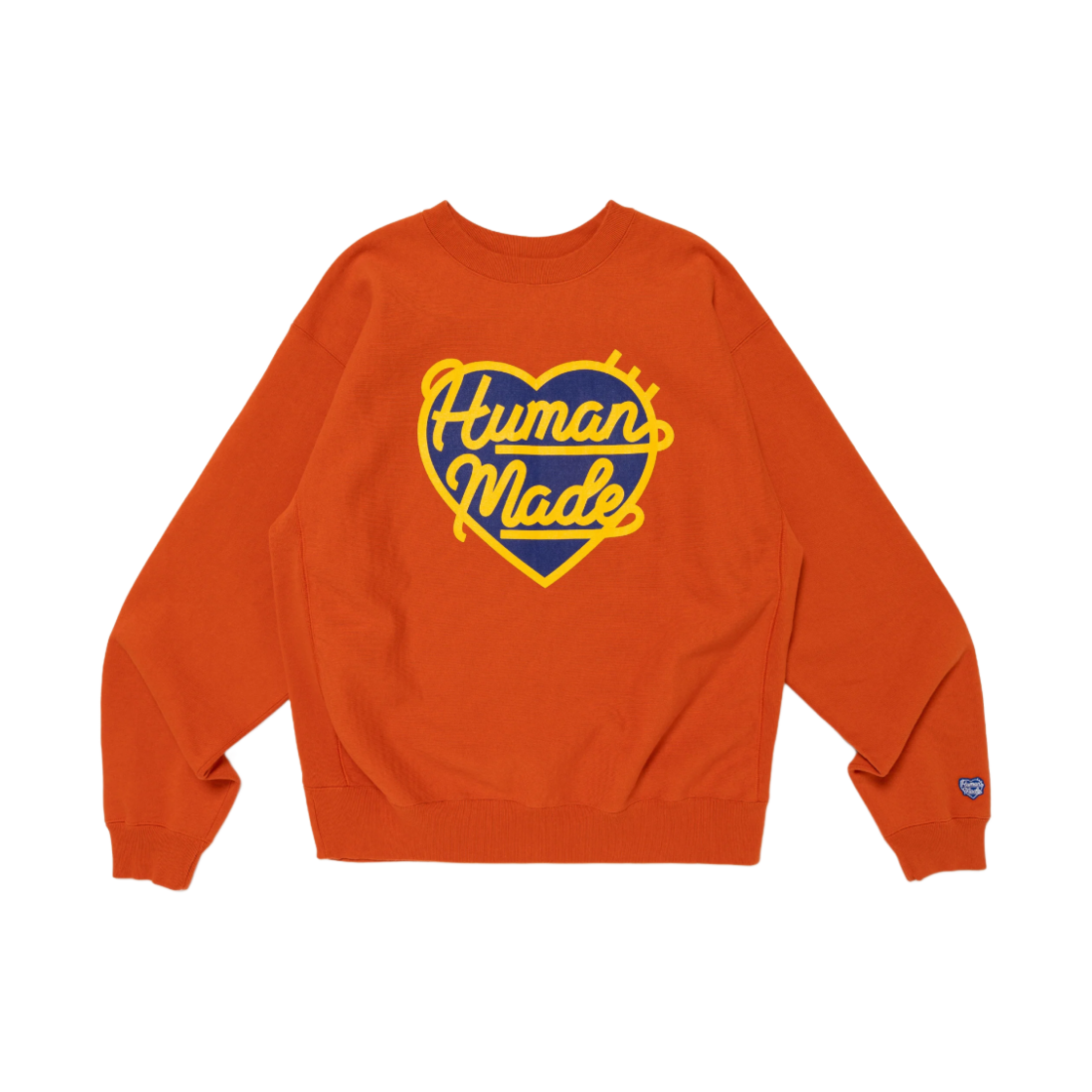 휴먼 메이드 헤비웨이트 스웨트셔츠 오렌지 | Human Made | KREAM