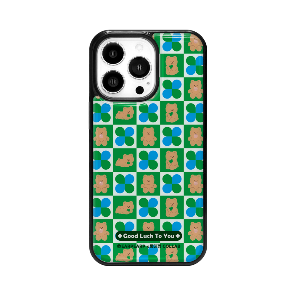 어프어프 X 롯데껌 체커보드 클로버 코비 (에폭시) 맥세이프 | earpearp | KREAM