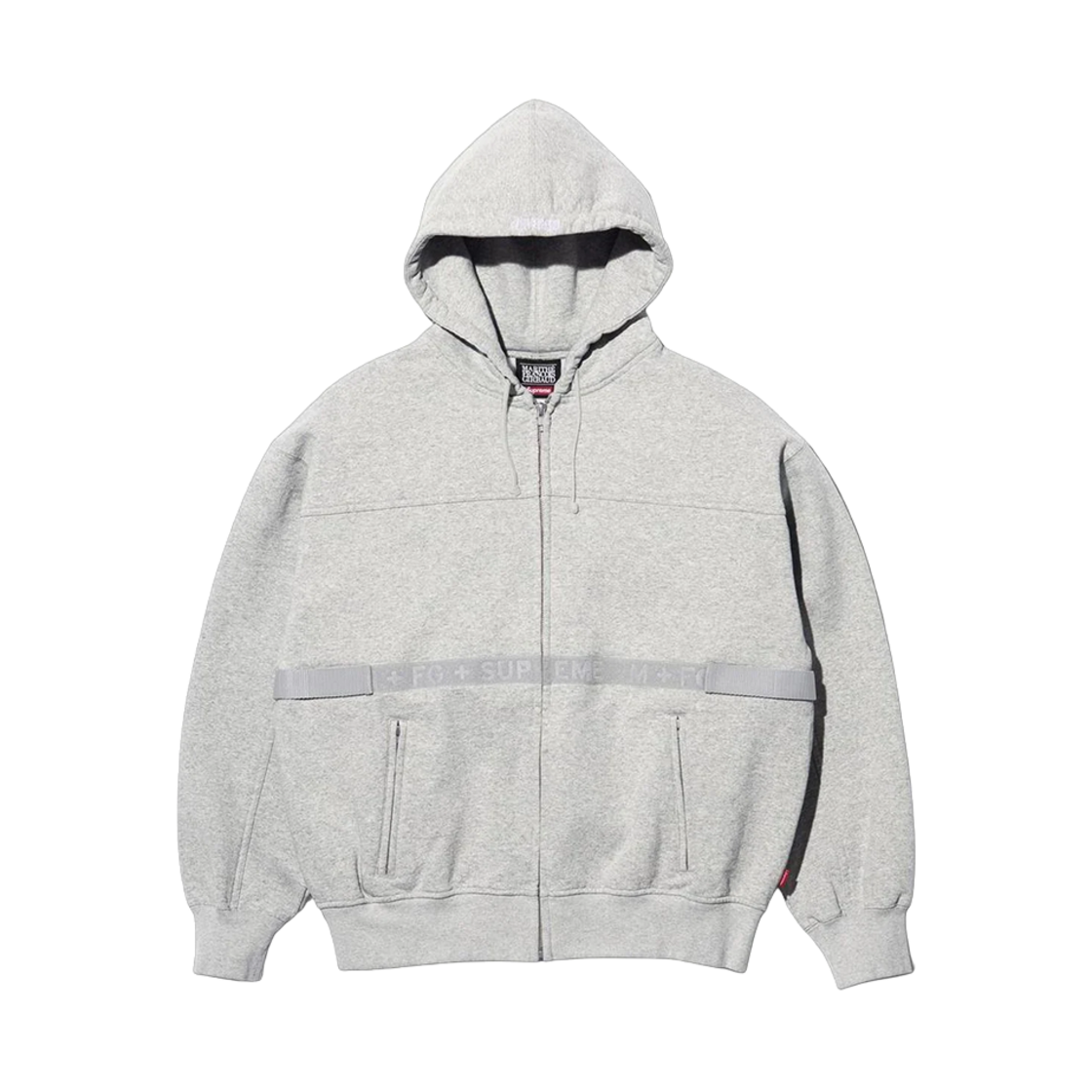 슈프림 x 마리떼 프랑소와 저버 집업 후드 스웨트셔츠 헤더 그레이 - 25SS | Supreme | KREAM