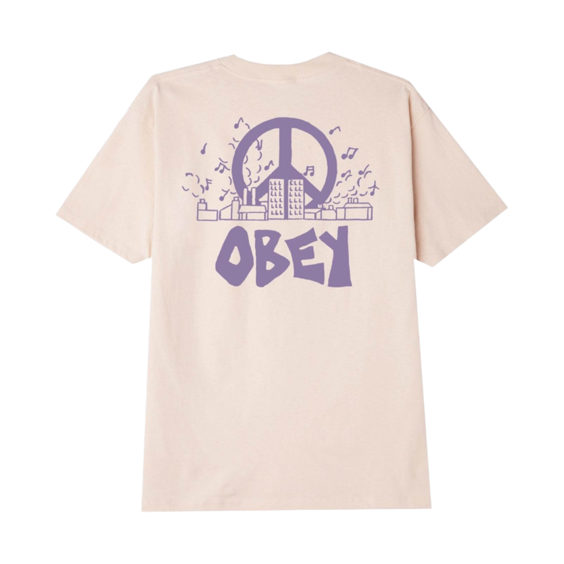 오베이 시티 블록 클래식 티셔츠 크림 | Obey | KREAM