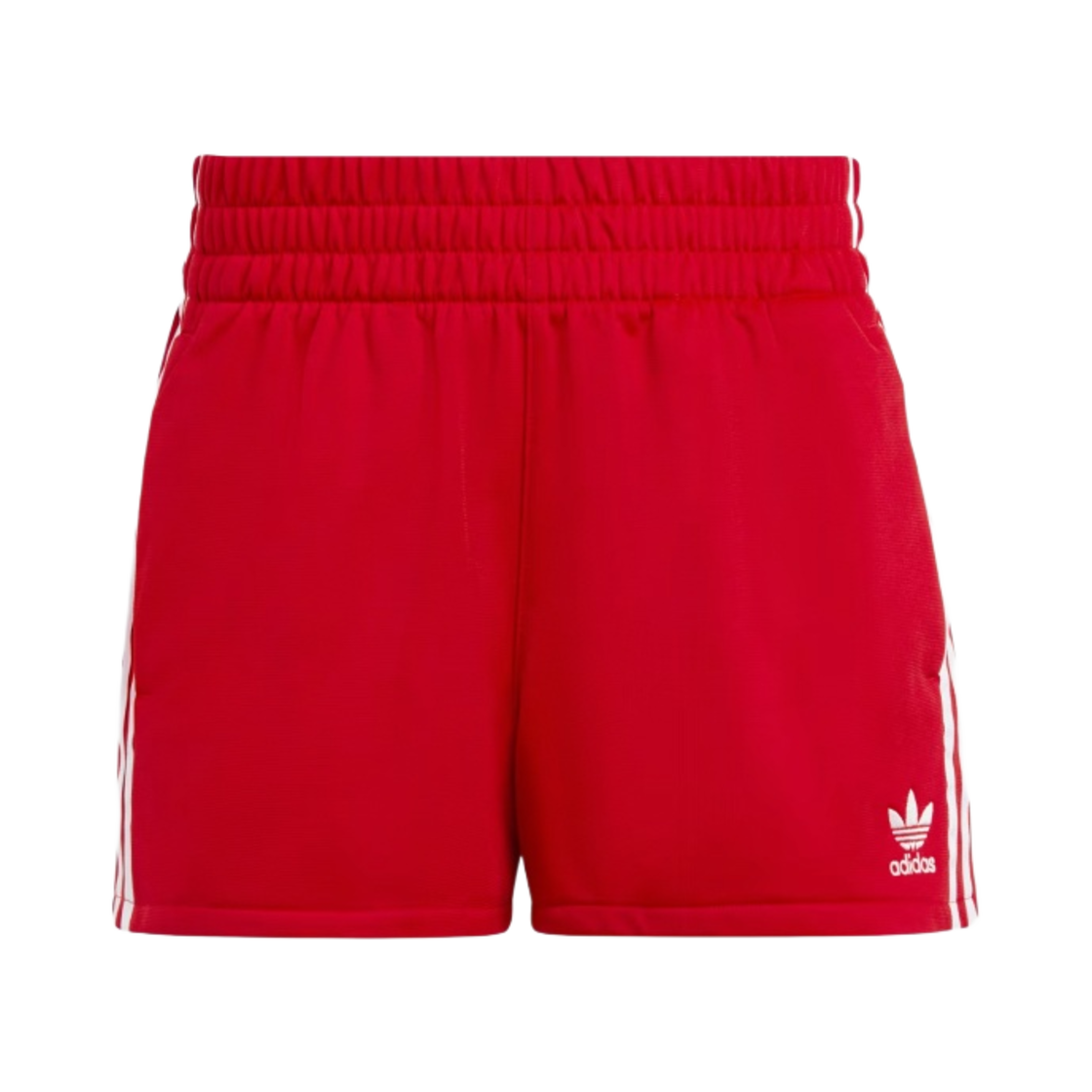 (W) 아디다스 아디컬러 삼선 쇼츠 배러 스칼렛 - KR 사이즈 | Adidas | KREAM