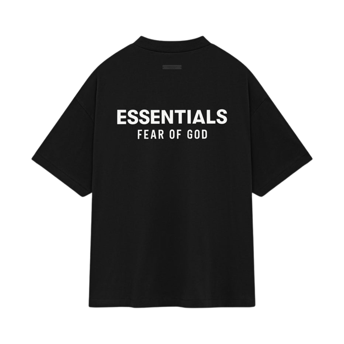 에센셜 저지 크루넥 티셔츠 블랙 - 24FW | KREAM