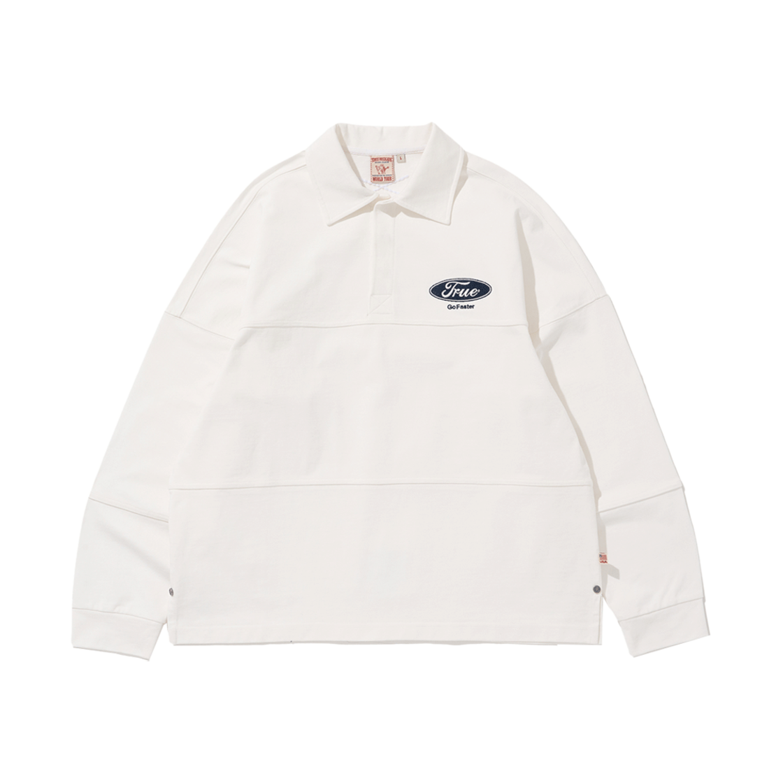 트루릴리젼 페스터 럭비 셔츠 화이트 | True Religion | KREAM