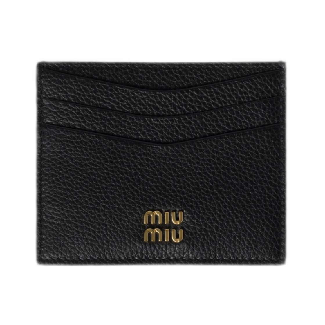 미우 미우 레더 카드 홀더 블랙 | Miu Miu | KREAM