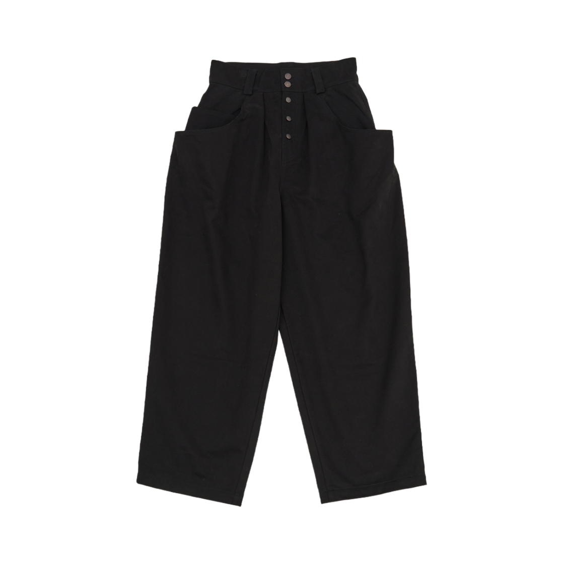 자고류 테이퍼드 헤비 치노 팬츠 블랙 | Jagoryu | KREAM