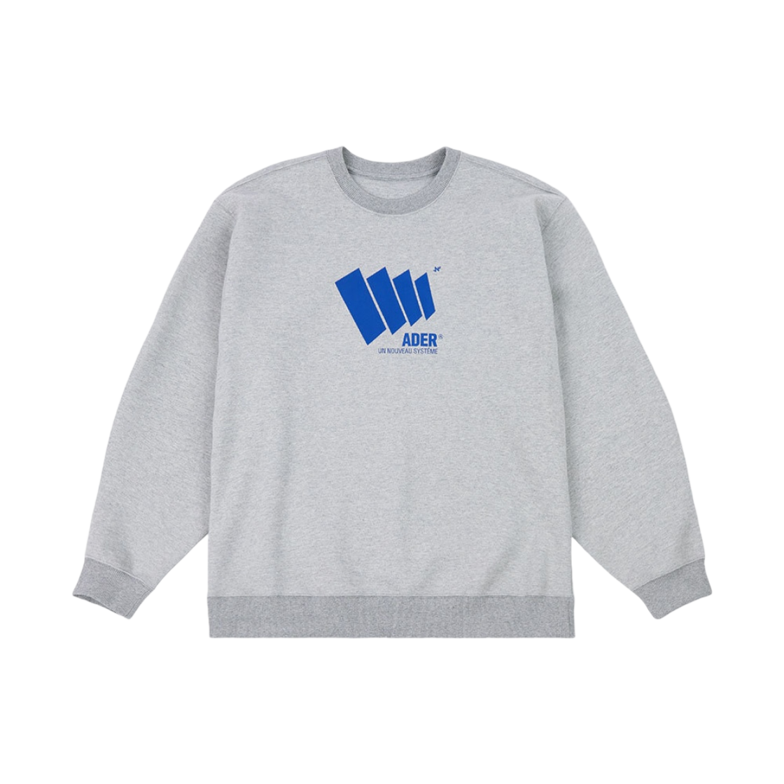아더에러 블록 로고 스웨트셔츠 그레이 | Ader Error | KREAM